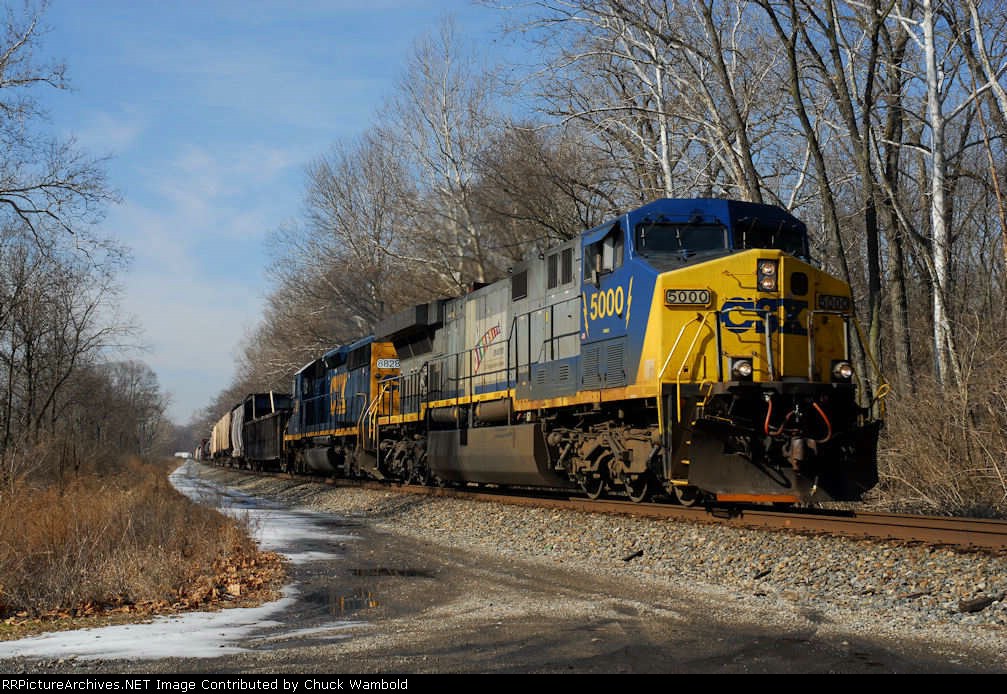 CSX Northbound approaching Vance Road in Moraine, OH
